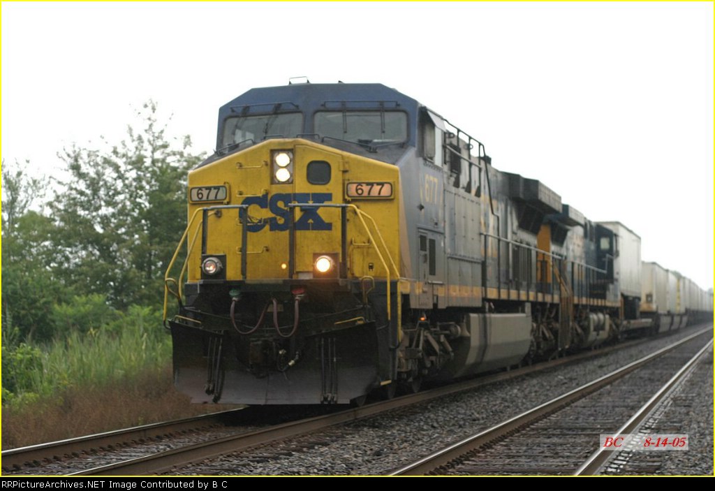 CSX 677 08/14/2005